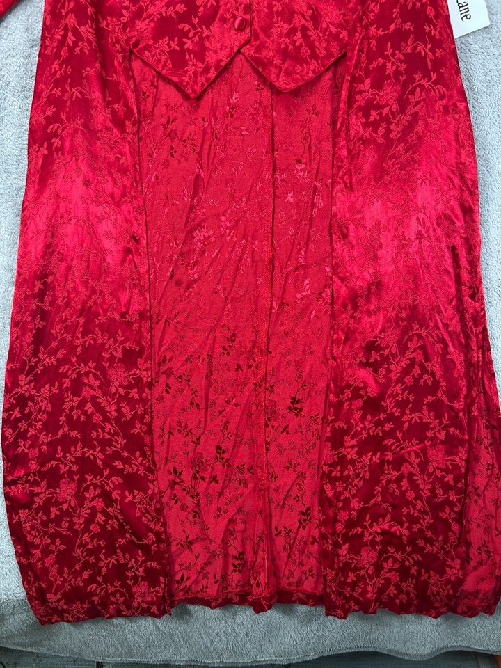 NEW Amanda Lane Womens Red Satin Tuxedo Jackets Hi Low Size 22W ...
