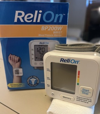 ReliOn BP200W Wrist Blood Pressure Monitor Tested With Box | eBay