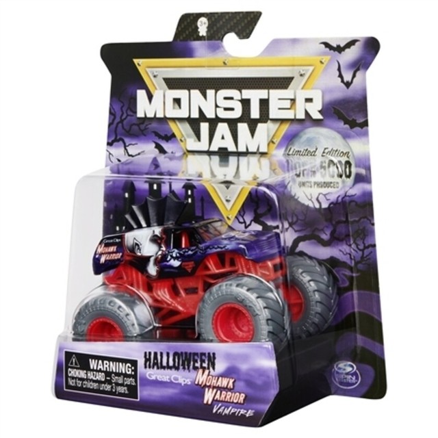 2020 Spin Master Monster Jam Halloween "mohawk Warrior Vampire" Limited ...
