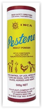 INCA PESTENE Insect powder 500g for Lice, Mites and Ticks on Dogs, Cats ...