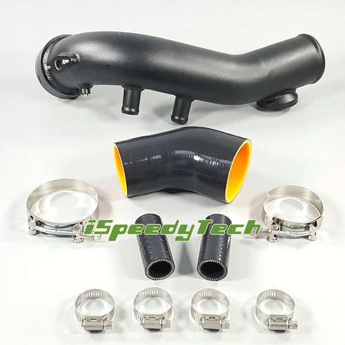 High Flow Intake Turbo Hose pipe + Tial Flange For BMW N54 135i 335i ...