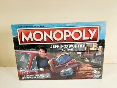 Monopoly: Jeff Foxworthy Edition Board Game Featuring Redneck Humor ...