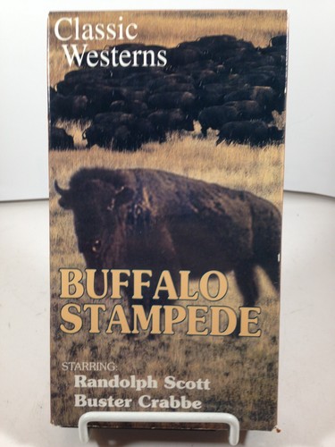 VHS Tape – Buffalo Stampede Randolph Scott Buster Crabbe | eBay