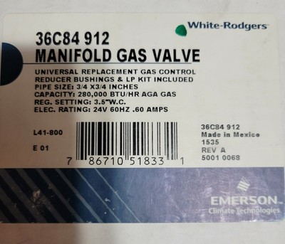 Valves - 24 Volt Gas Valve