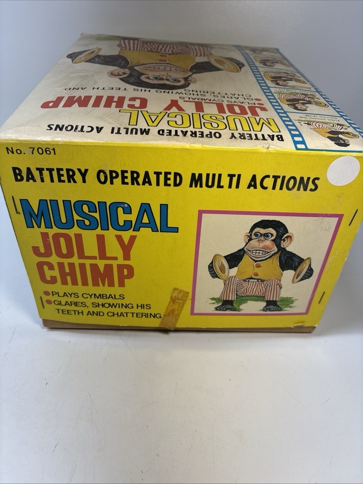 Vintage Jolly Chimp Daishin Japan Clapping Cymbal Monkey With Original ...