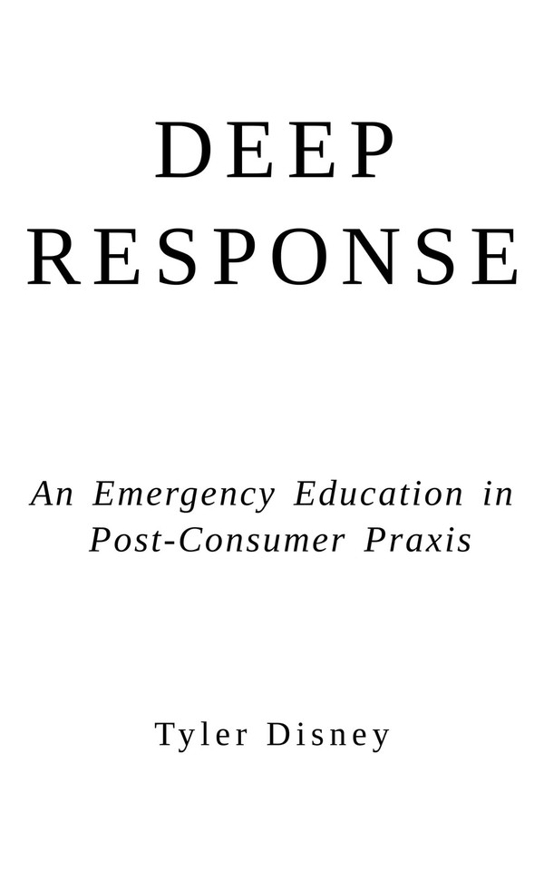 Tyler Disney Deep Response (Paperback) | eBay