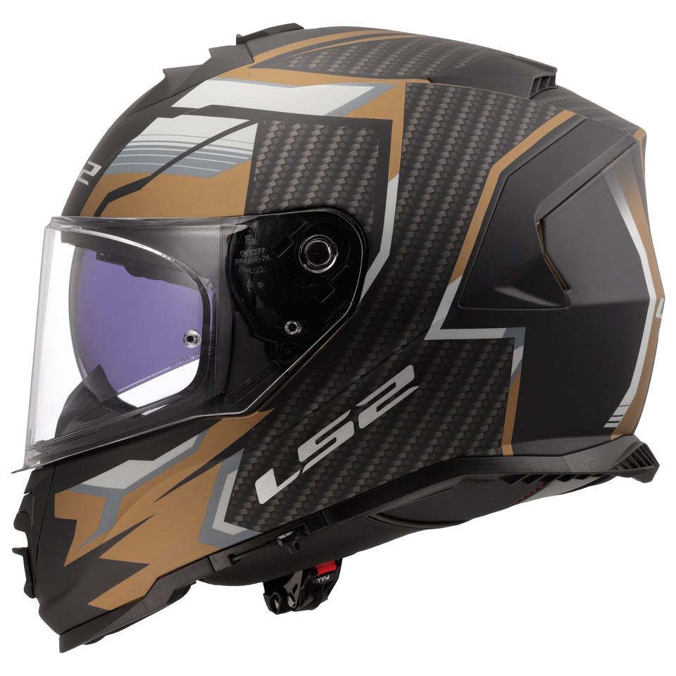 LS2 FF800 STORM DUAL VISOR FULL FACE MOTORCYCLE HELMET TRACKER MATT ...