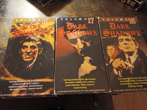 Dark Shadows Series VHS Tapes Volume 16 - 17 - 18 Barnabas Collins | eBay