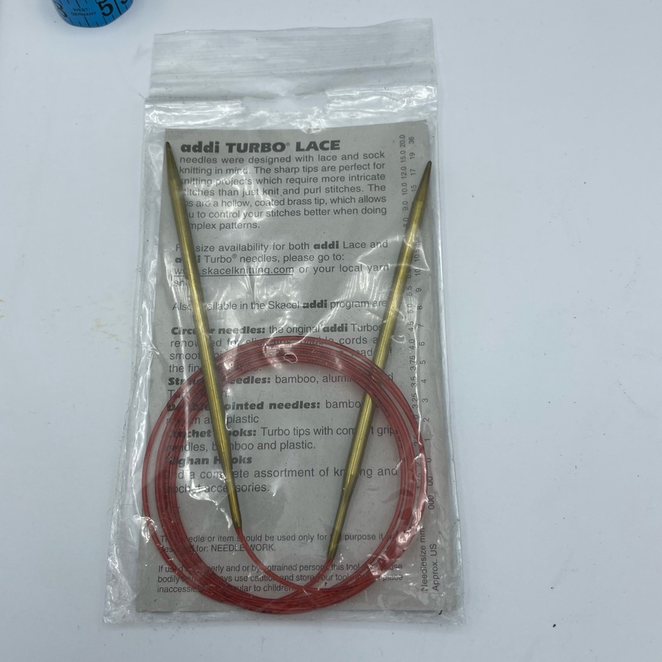 Boye Aluminum Needles Addi Turbo Lace West German Measure Tape Yarn ...