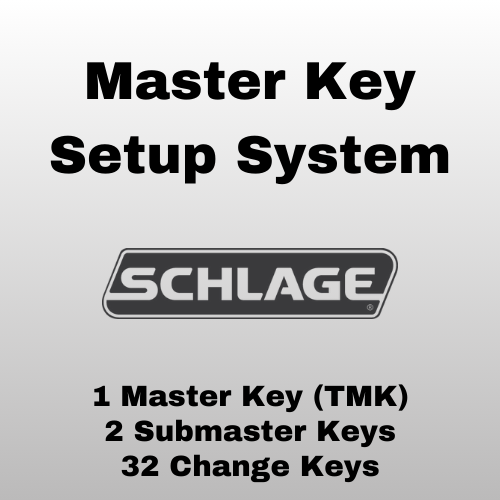 SCHLAGE 6-Pin Master Key Setup System (1 Master, 2 Submaster, 32 Change ...