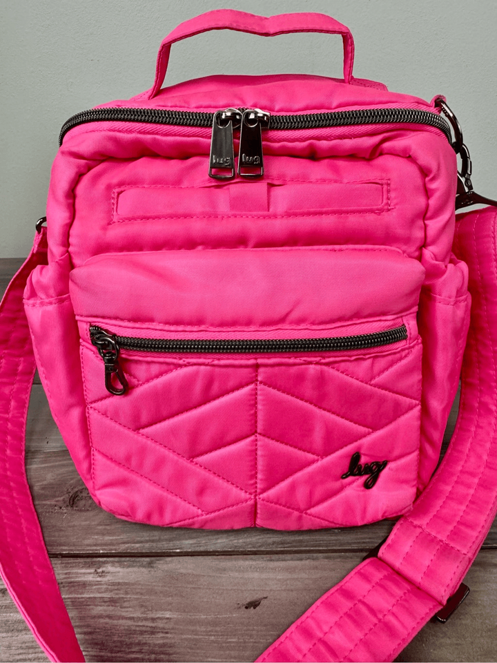 LUG ALPINE CROSSBODY BAG HOT PINK MAGENTA | eBay