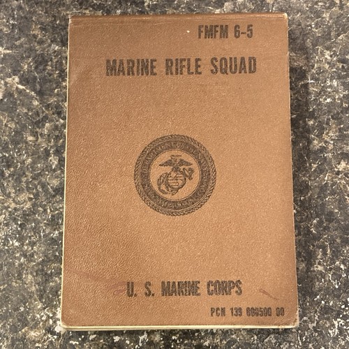 Vintage Marine Troop Leaders Guide USMC 1974 Rifle Squad Marine Corps ...