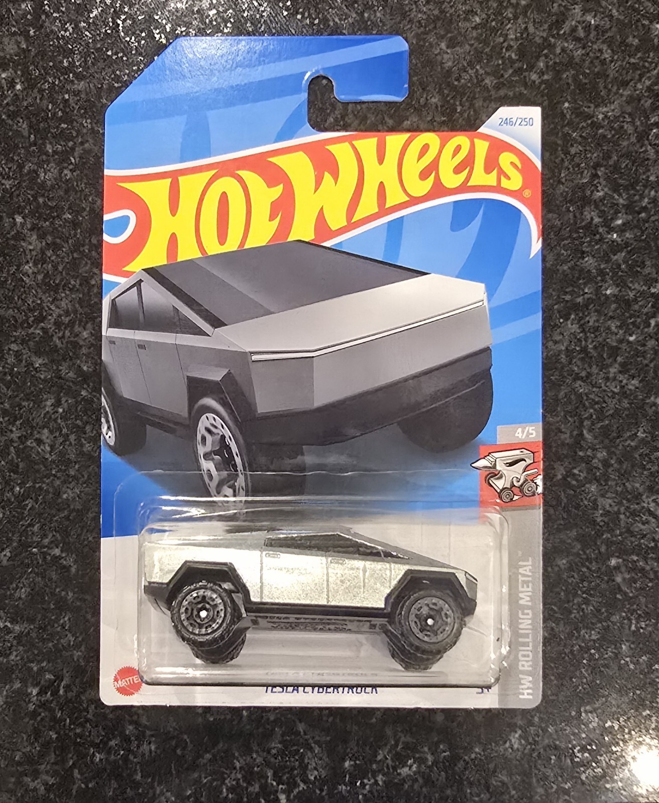 HOT WHEELS TESLA CYBERTRUCK MAINLINE 2024 CASE Q SERIES HW ROLLING ...