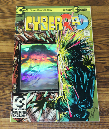 1992 Continuity Comics CYBERRAD #1 Foil Hologram VF+/NM | eBay