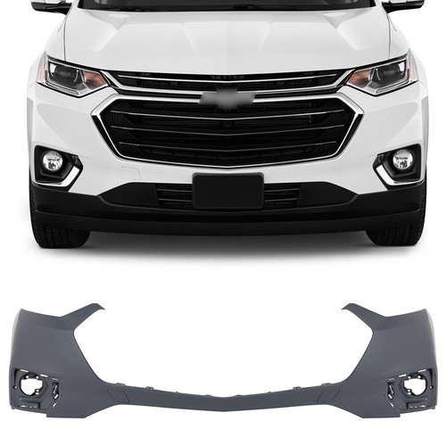 Primed Plastic Front Bumper Cover For 2018-2021 CHEVY TRAVERSE 84088059 ...