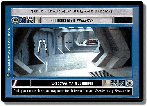 SWCCG: Executor: Main Corridor [Ungraded] Dagobah Star Wars CCG ...