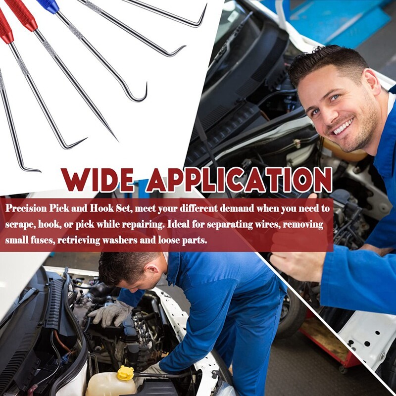 Pointed Scriber, Metal Scribe Tool Hook and Pick Tool Set Straight ...