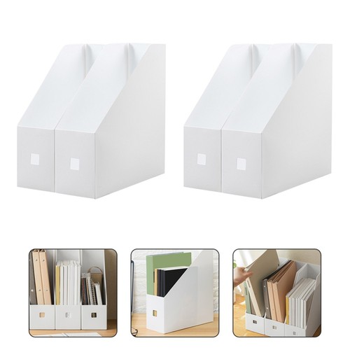 2 Pcs File Rack Holders for Student Use Plastic Magazine | eBay