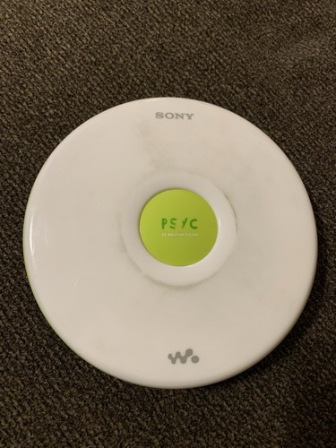 Sony Psyc CD Walkman D-EJ010 White and Lime Green Tested | eBay