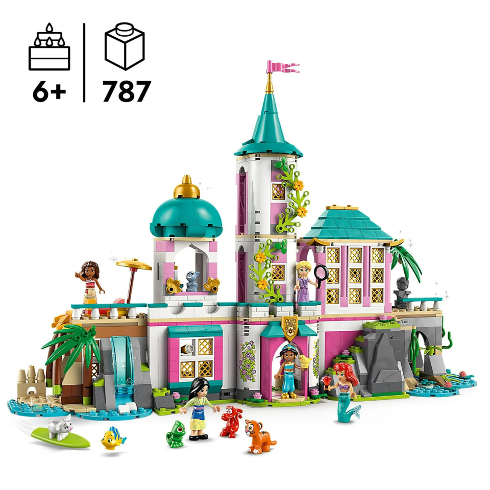 LEGO Disney Princess Castle & Royal Pets Kids Toy - Pretend Play ...