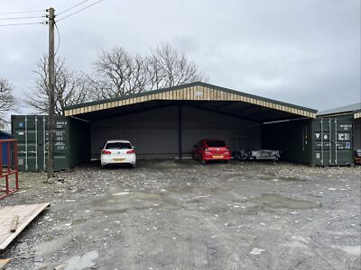 20ft Shipping Storage Container Cover Buildings Shed 40ft X 20ft Kit ...