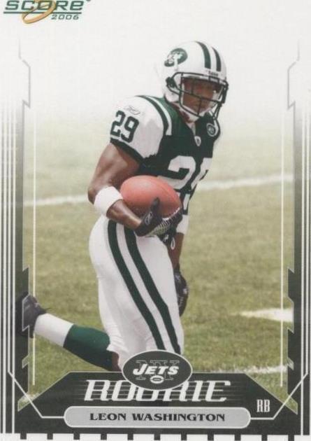 2006 Score - Rookie Leon Washington #336 Glossy (RC) for sale online | eBay