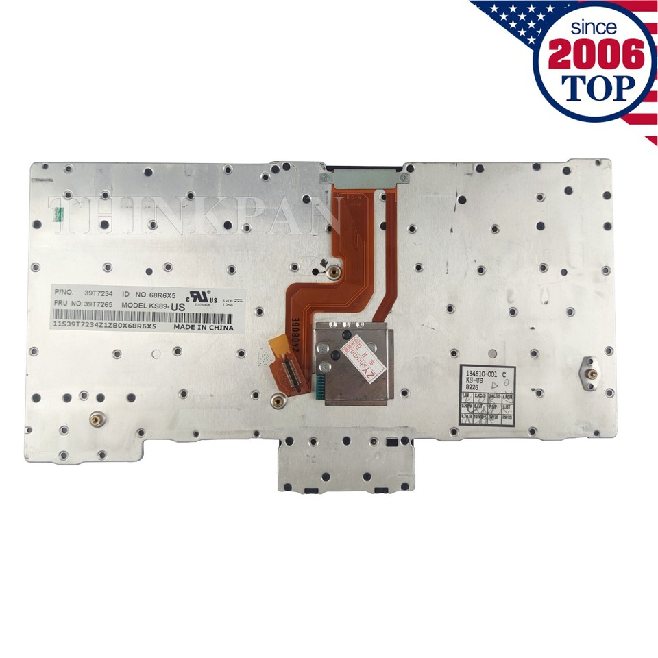 Genuine US Keyboard for IBM Thinkpad X60 X60s X61 X61s 39T7234 39T7265 ...