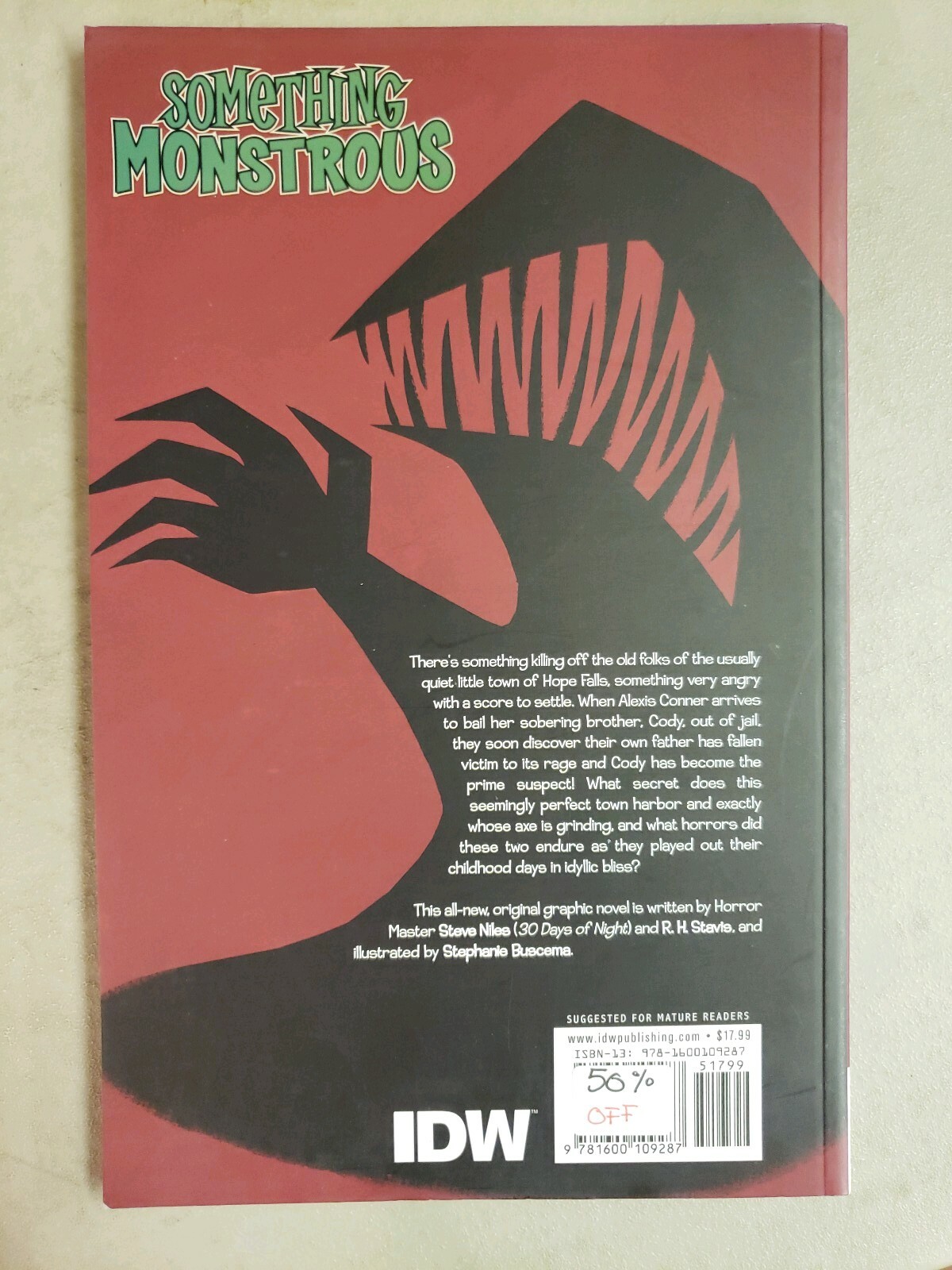 Something Monstrous! by R. H. Stavis and Steve Niles (2011, Trade ...