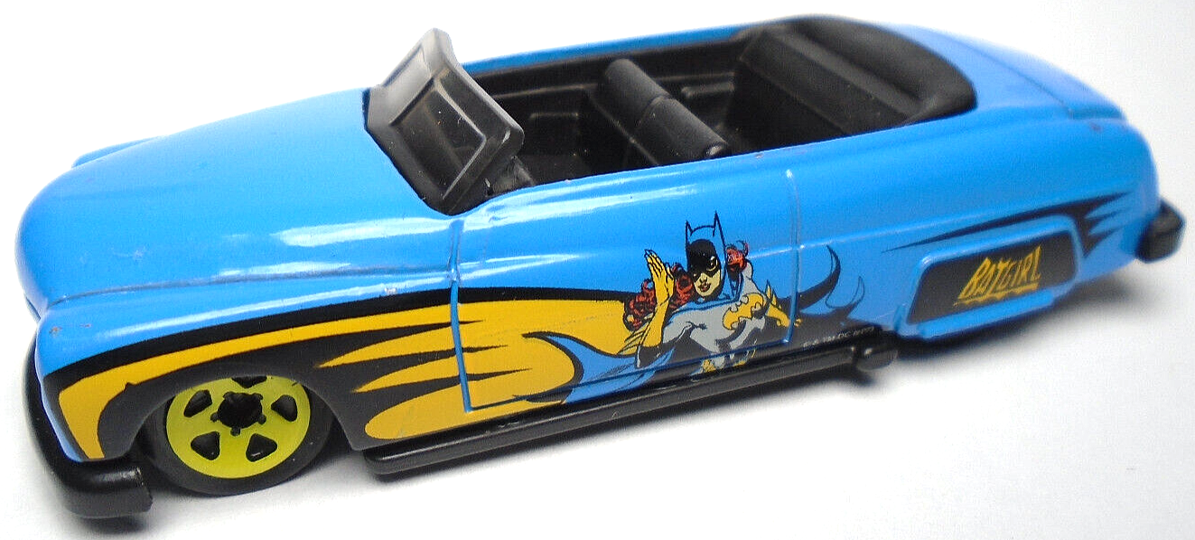 2022 HOT WHEELS '49 MERC BATMAN BATGIRL BLUE 1:64 DIECAST 3" CAR WITH ...