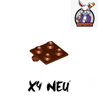 Lego® 4x 2x2 Plate Hinge Brick Reddish Brown Braun 6134 Neuware | eBay.de