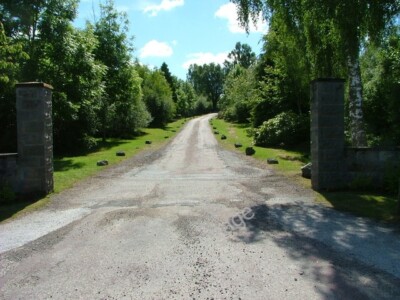 Photo 6x4 Driveway to Revack Lodge Grantown-On-Spey On the B970 road ...