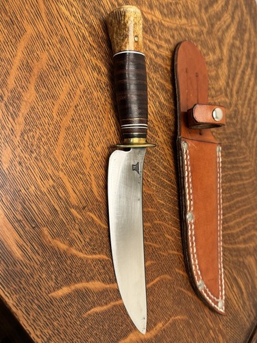 VTG JOSEPH HOLBERT CUSTOM HANDMADE SCAGEL STYLE KNIFE EARLY ANVIL H ...