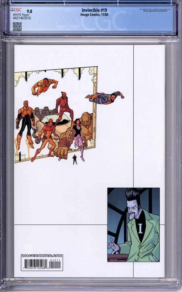 Invincible #19 CGC 9.8 white pages 1st BATTLE BEAST Image comics ...