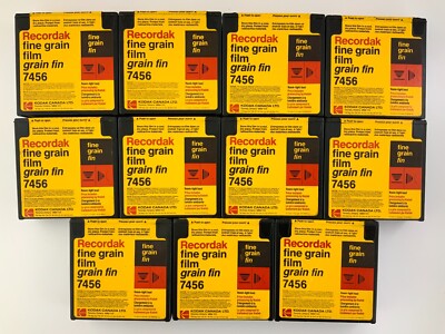 Recordak Fine Grain Film 7456 Kodak Canada 16mm 100ft Sp 440 DD031 | eBay