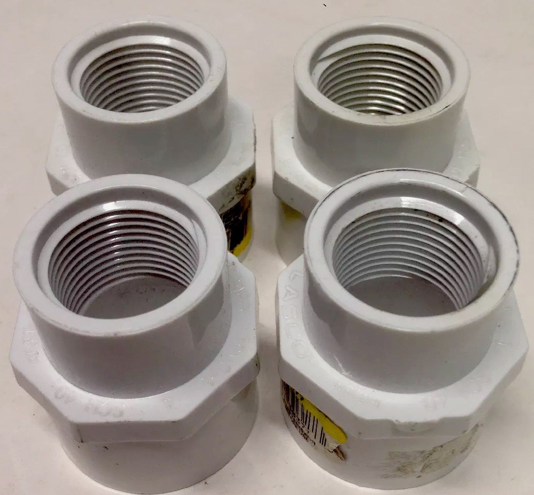 1" X 3/4" Lasco. Fip Adapter. SCH40. D2466. Made In USA. New, Old Stock ...