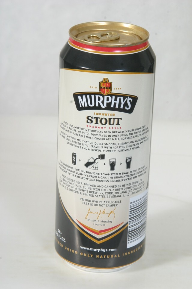 Murphy's Stout Beer Can | eBay