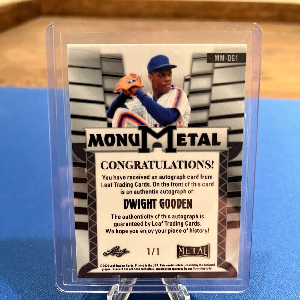 2024 LEAF METAL DWIGHT GOODEN RED FIRE MONUMETAL AUTO 1/1 | eBay