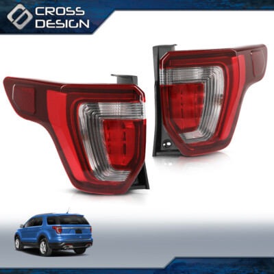 LED LH RH Tail Light Rear Brake Lamps Fit For Ford Explorer 2016 2017 ...
