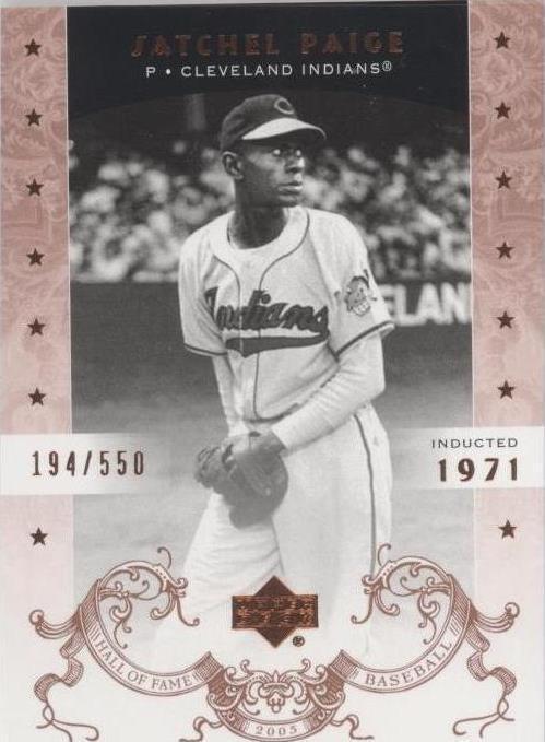 2005 Upper Deck Hall of Fame - Satchel Paige #83 /550 for sale online ...