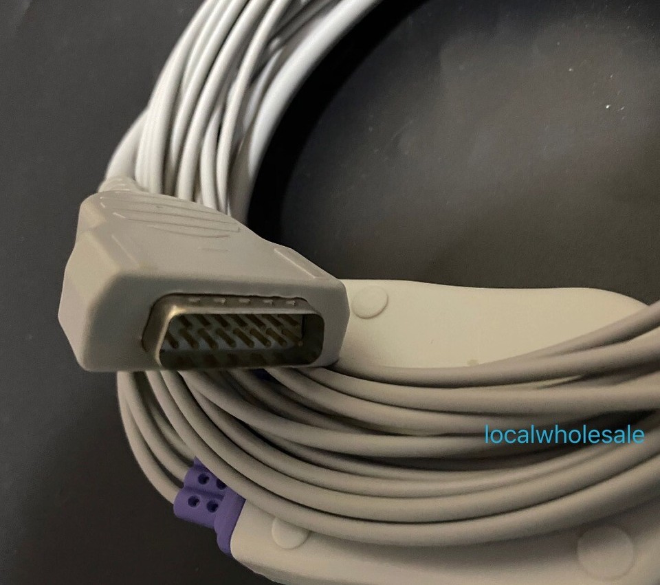 GE Marquette MAC 1600 MAC2000 ECG Cable AHA 10leads Banana4.0 End | eBay