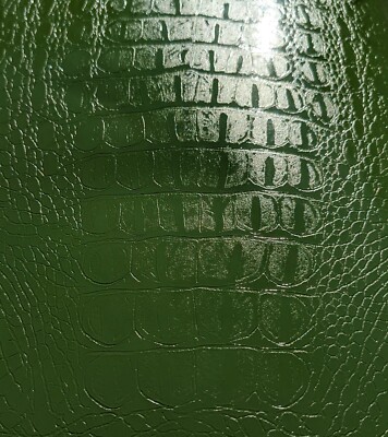 Green Textured Crocodile Skin Vinyl Wrap - BUBBLE FREE Car/Vehicle Film ...