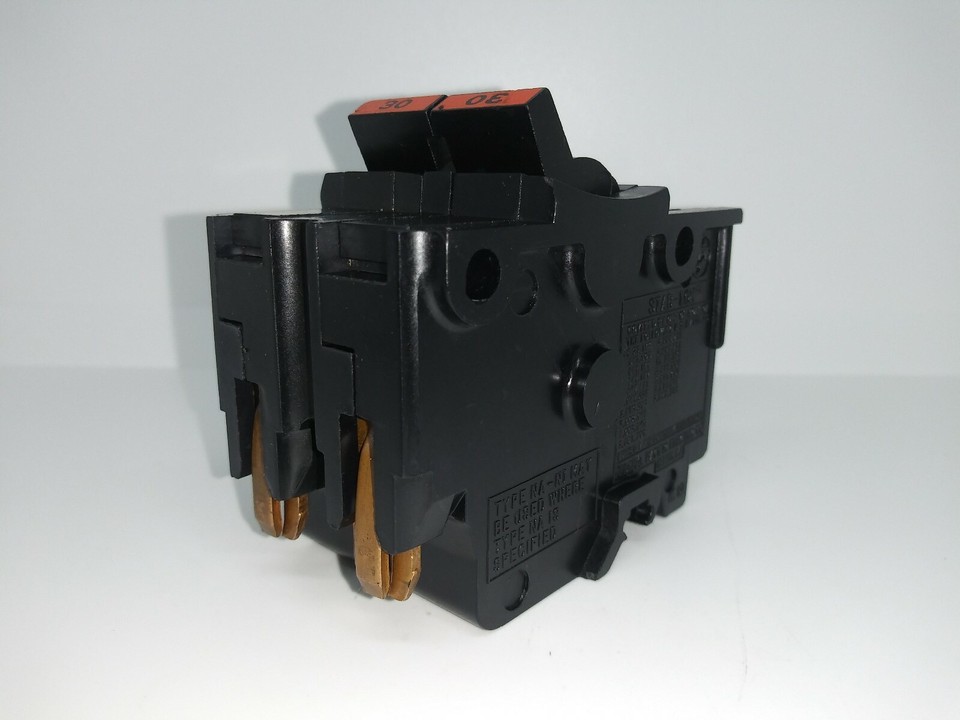 FPE Federal Pacific NA230 Stab Lok 30 Amp 2 Pole Circuit Breaker THICK ...