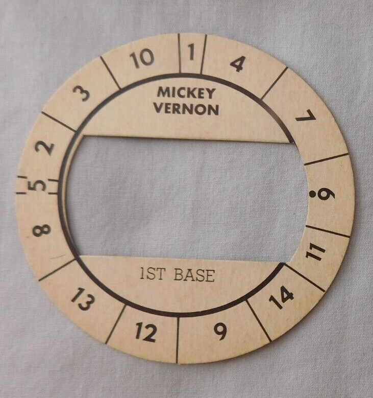 1957 Cadaco Disc Baseball Disc - Pick one | eBay