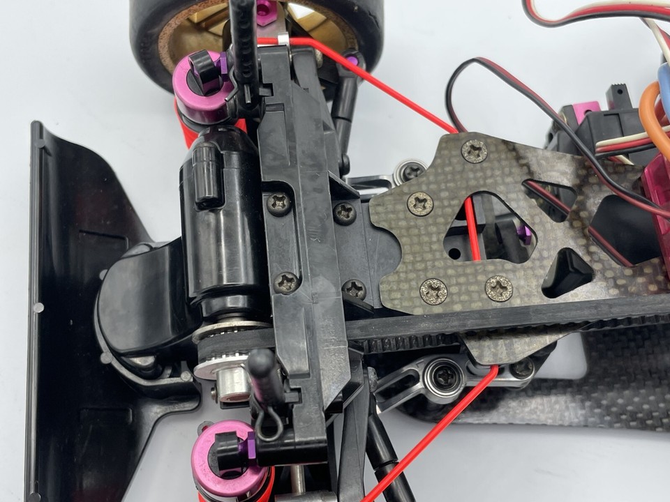 For parts TAMIYA TA03R-S TRF TA-03RS TRF carbon chassis with ESC motor ...