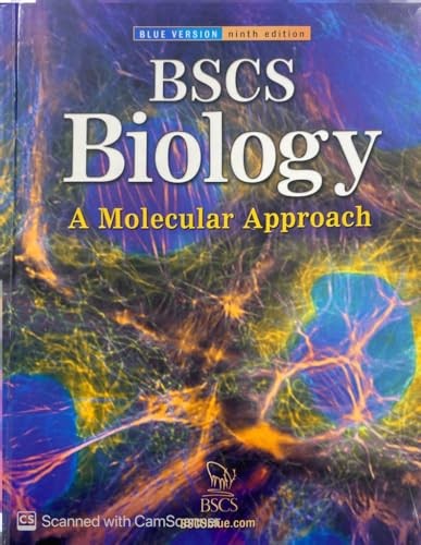 BSCS Biology : A Molecular Approach by McGraw-Hill-Glencoe Staff (2004 ...