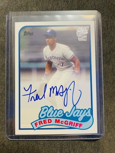 Fred Mcgriff Auto Autograph Topps Archives Fan Favorites SSP | eBay
