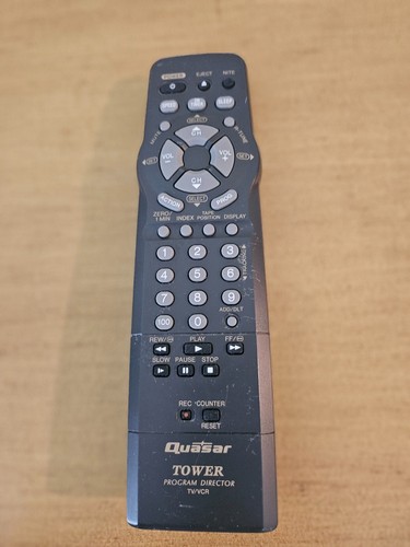 Quasar Tower VHS VCR/TV/Cable Program Director OEM Genuine Remote ...