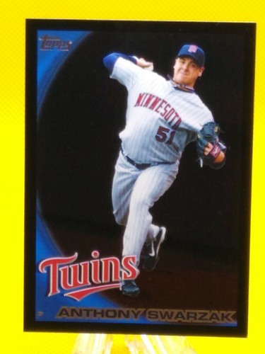 Anthony Swarzak 2010 Topps BLACK #22 Minnesota Twins | eBay