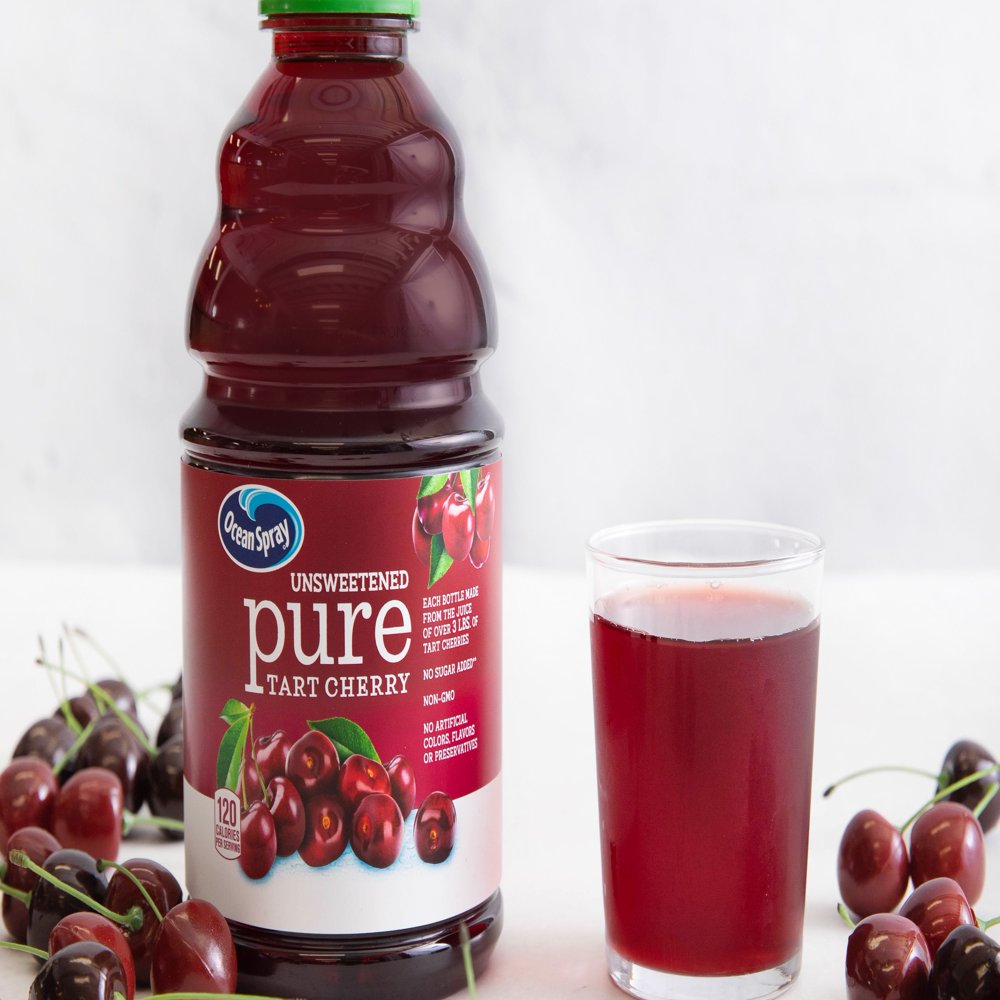 Ocean Spray Pure 100% Unsweetened Tart Cherry Juice, 32 Fl Oz | eBay
