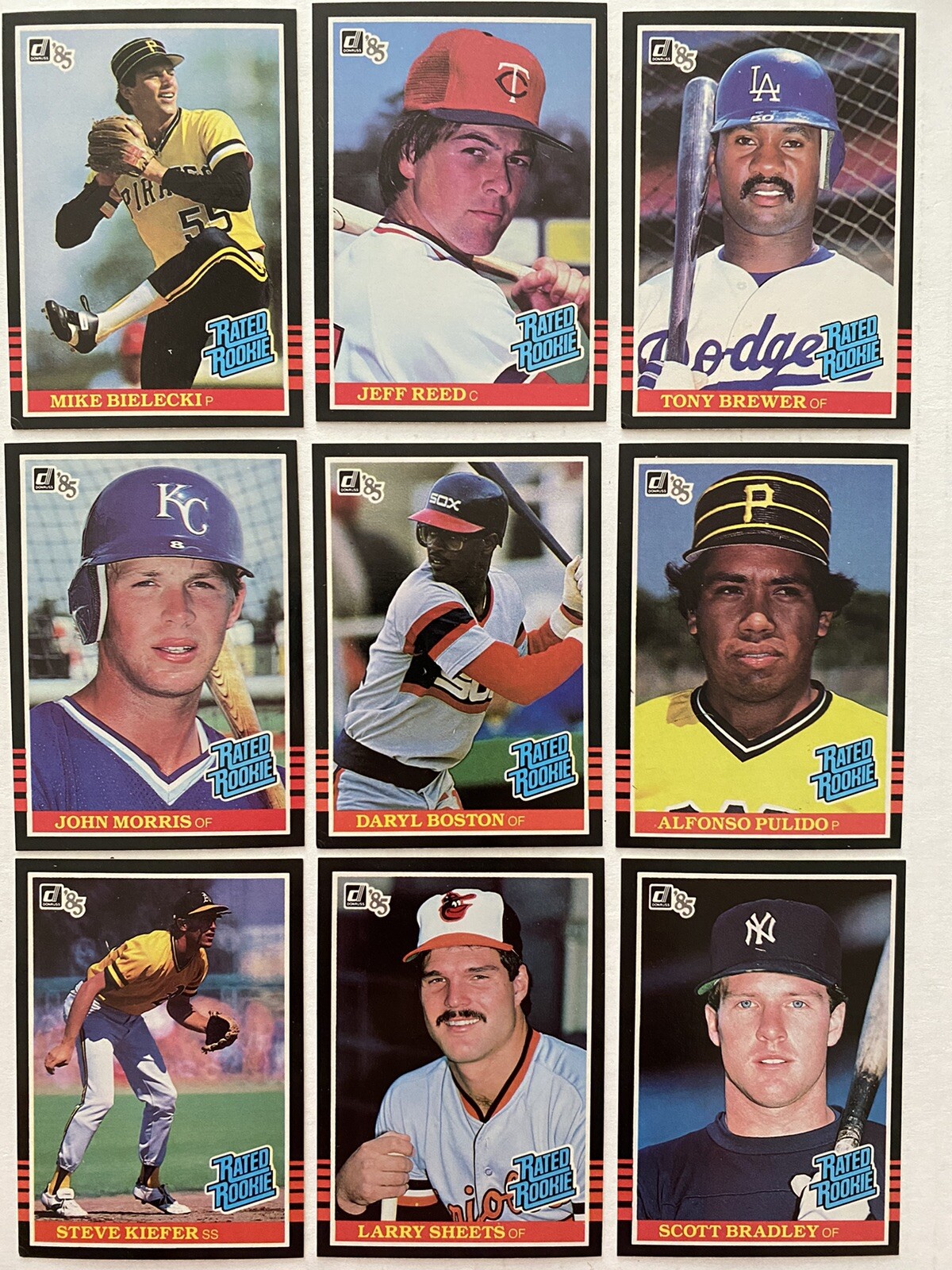 1985 Donruss - Rated Rookie #36 Larry Sheets (RC) for sale online | eBay